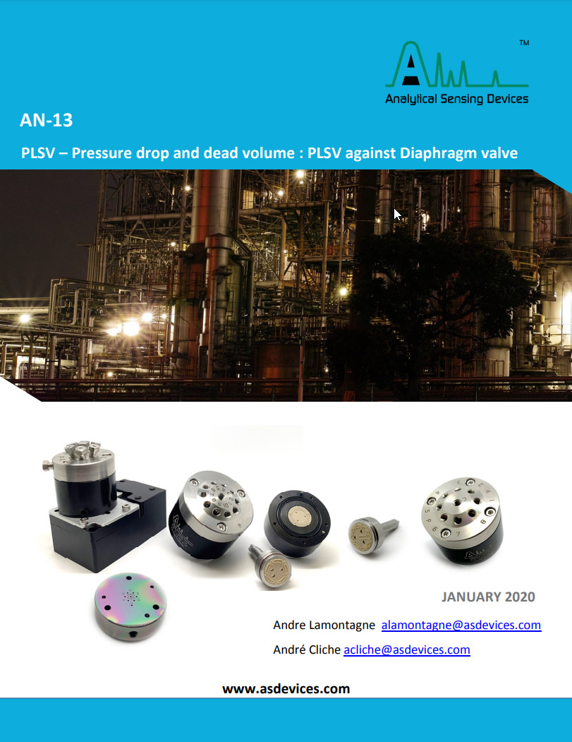 AN-13 – Pressure Drop and Dead Volume: PLSV against diaphragm valve ...