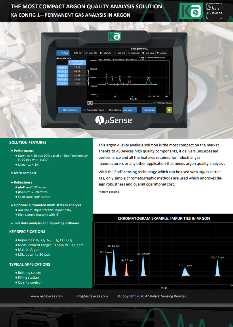 Argon purity - ASDevices