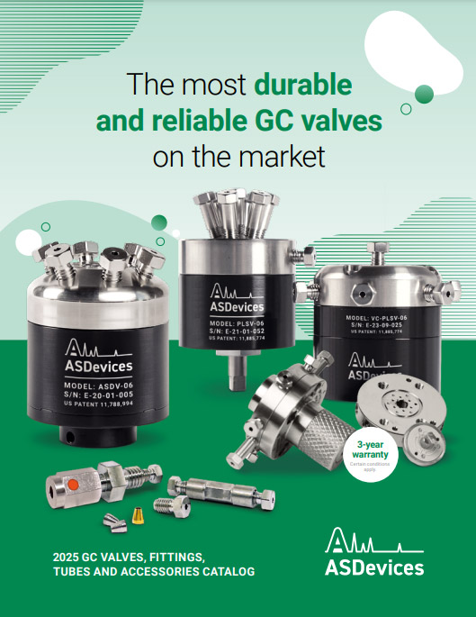 ASDevices GC valves, fittings, tubes and accessories catalog - ASDevices